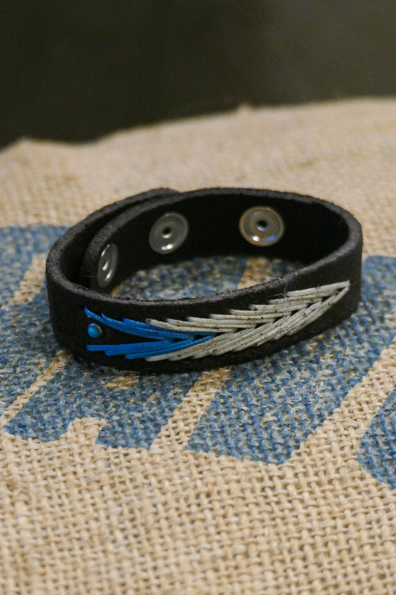 Alberto Luti - Sky Arrow Leather Bracelet – The Rugged Society