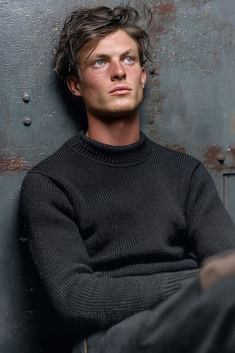 Pike Brothers - 1941 Wool USN Seaman Sweater - Anthracite – The Rugged ...
